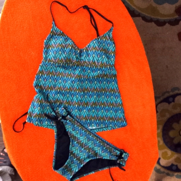 Mossimo Supply Co. | Swim | Mossimo Sm Turquoise Aqua Tankini Swim ...